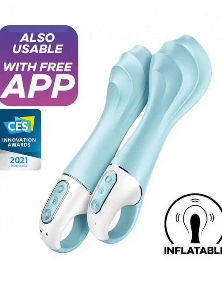 Satisfyer エアーパンプ5+ Vibrator 膨らむ機能 Gスポット・アナルバイブ